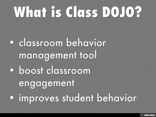 Using Class DOJO | PDF