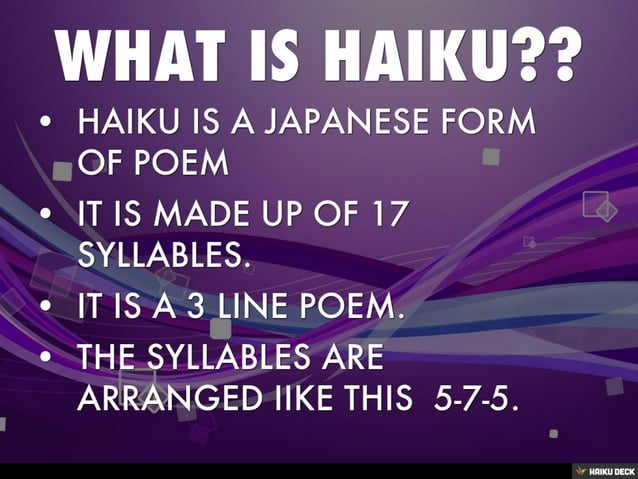 HAIKU | PPT