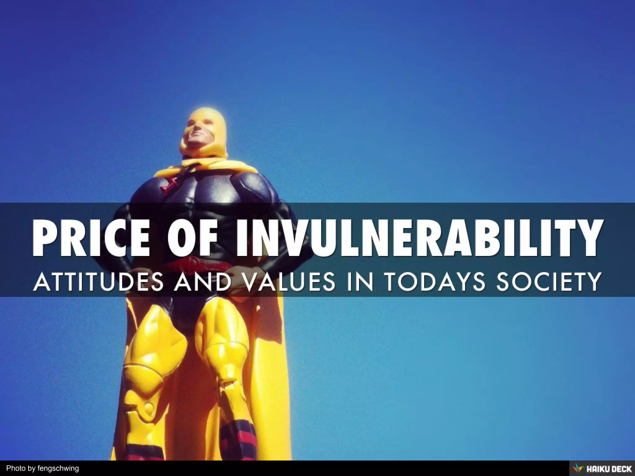 PRICE OF INVULNERABILITY | PPT