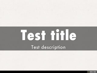 Test title | PDF