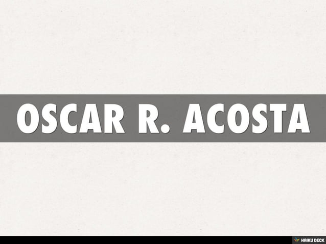 OSCAR R. ACOSTA | PDF
