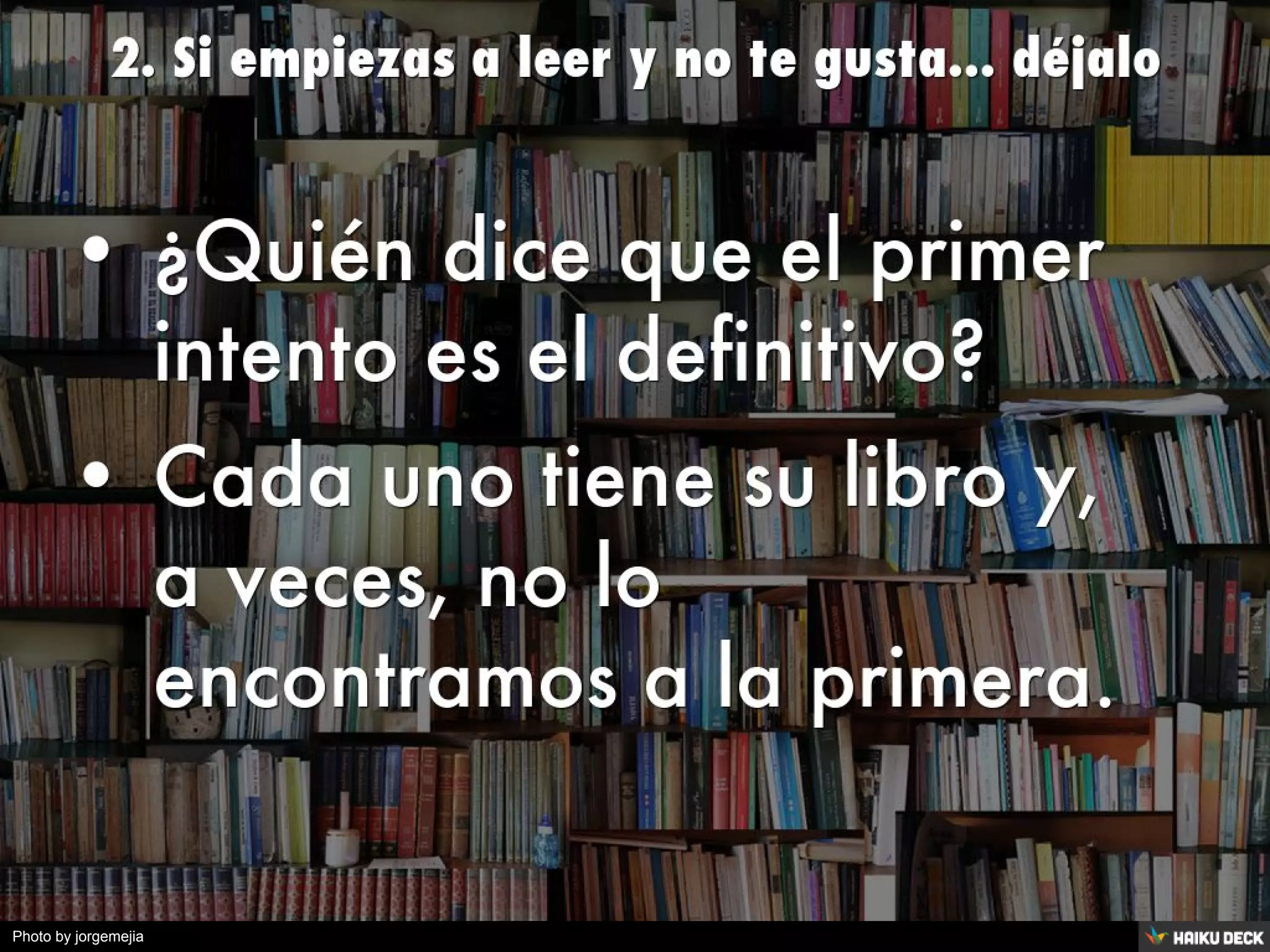 CLAVES PARA ESCOGER UN LIBRO | PPT