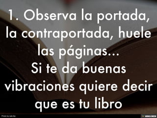 CLAVES PARA ESCOGER UN LIBRO | PPT