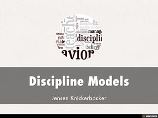 Discipline Models | PDF