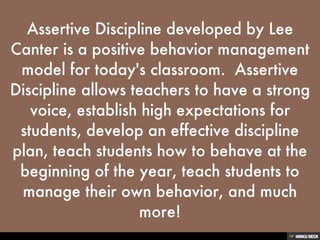 Discipline Models | PPT
