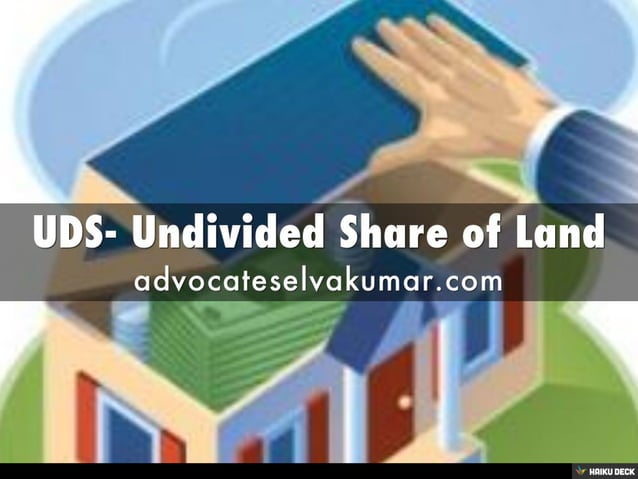 UDS- Undivided Share of Land | PDF