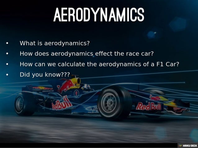 Physics of Formula 1