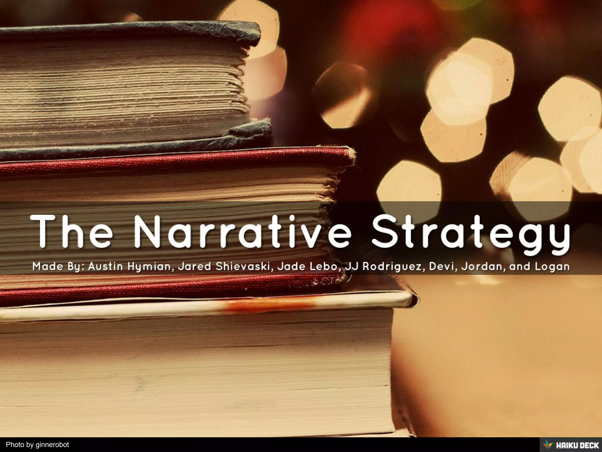 The Narrative Strategy | PDF