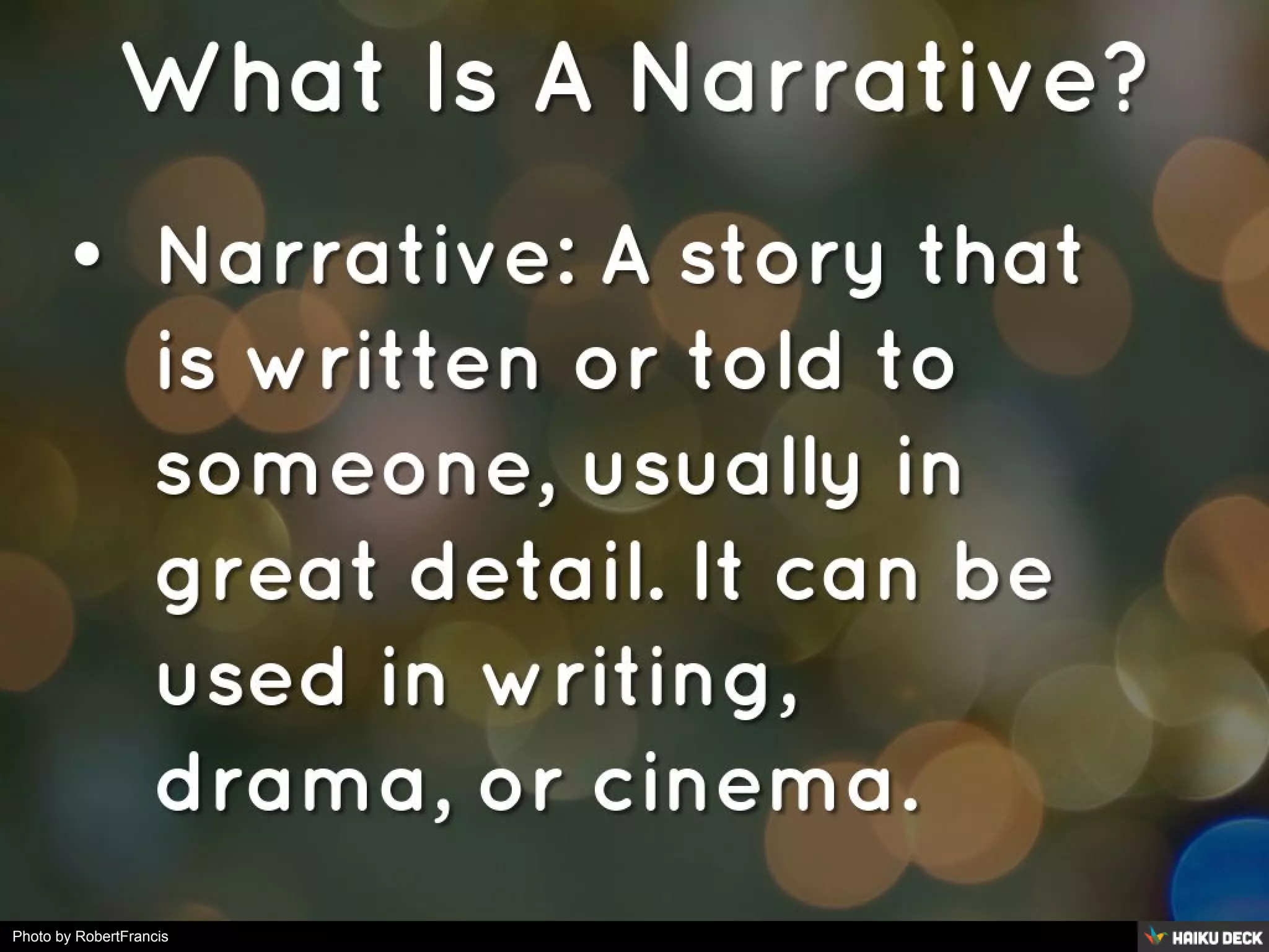 The Narrative Strategy | PDF