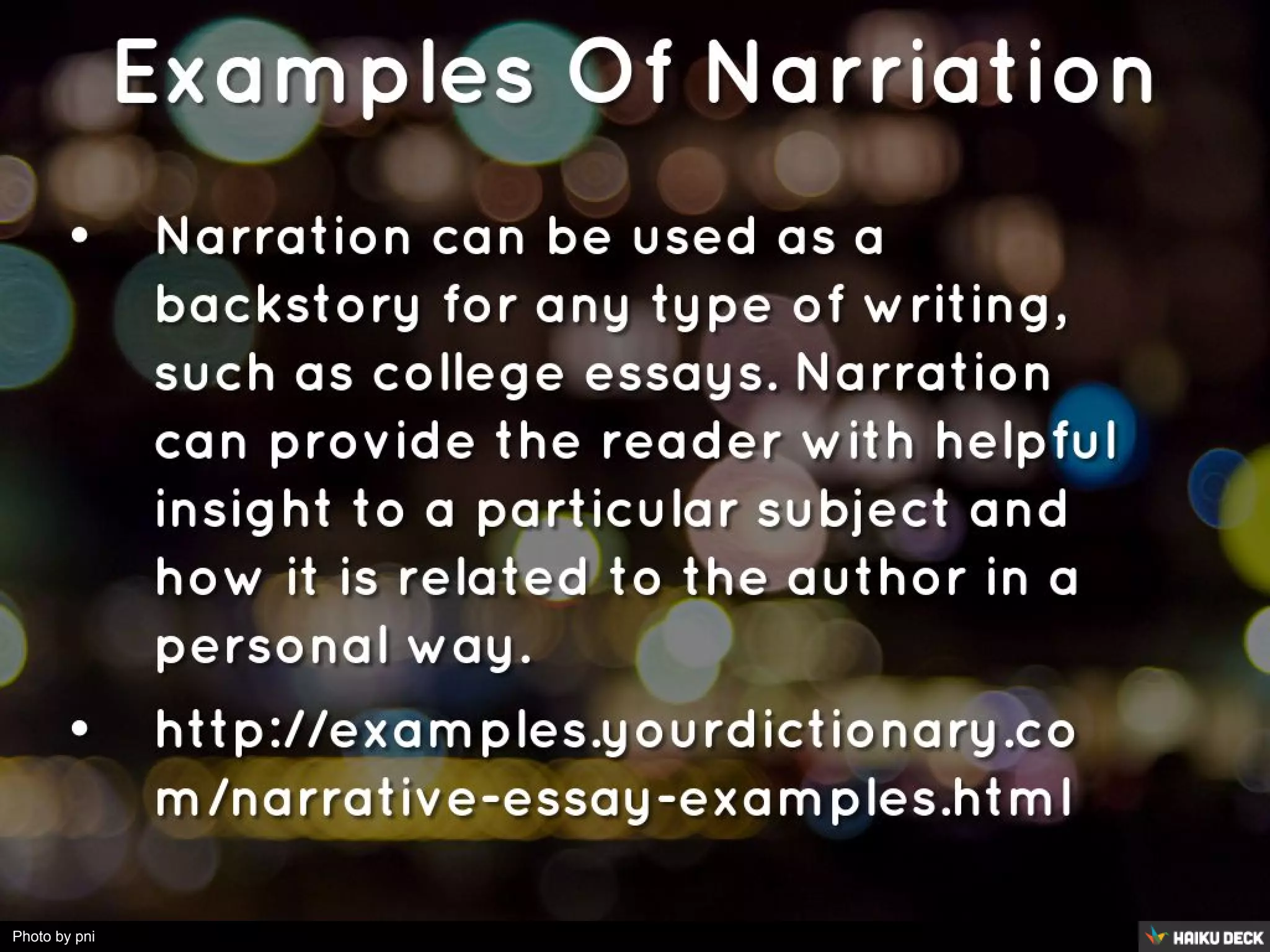 The Narrative Strategy | PDF