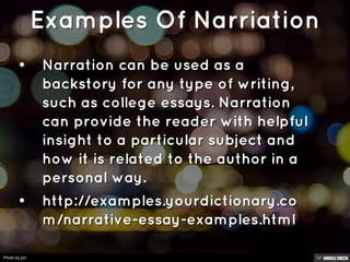 The Narrative Strategy | PDF