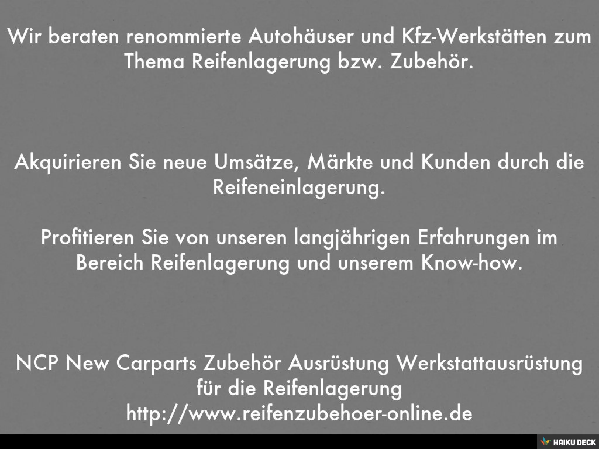 NCP New Carparts | PPT