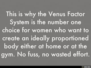 Venus Factor in South Africa | PDF