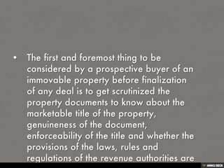 LITIGATION IN PROPERTY MATTERS | PPT