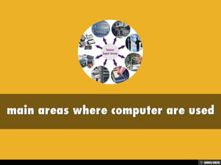 AREAS WHERE COMPUTERS ARE USED | PPT