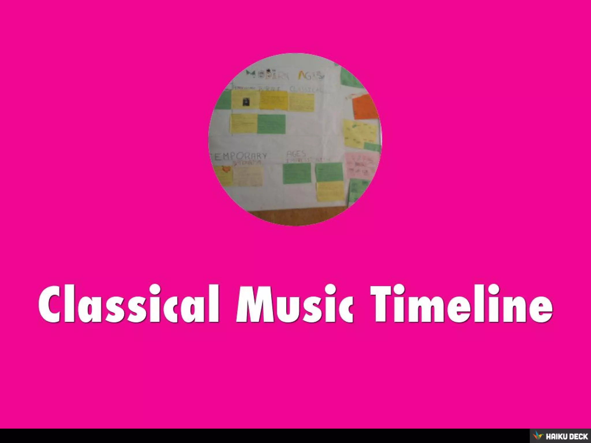 Classical Music Timeline | PPT