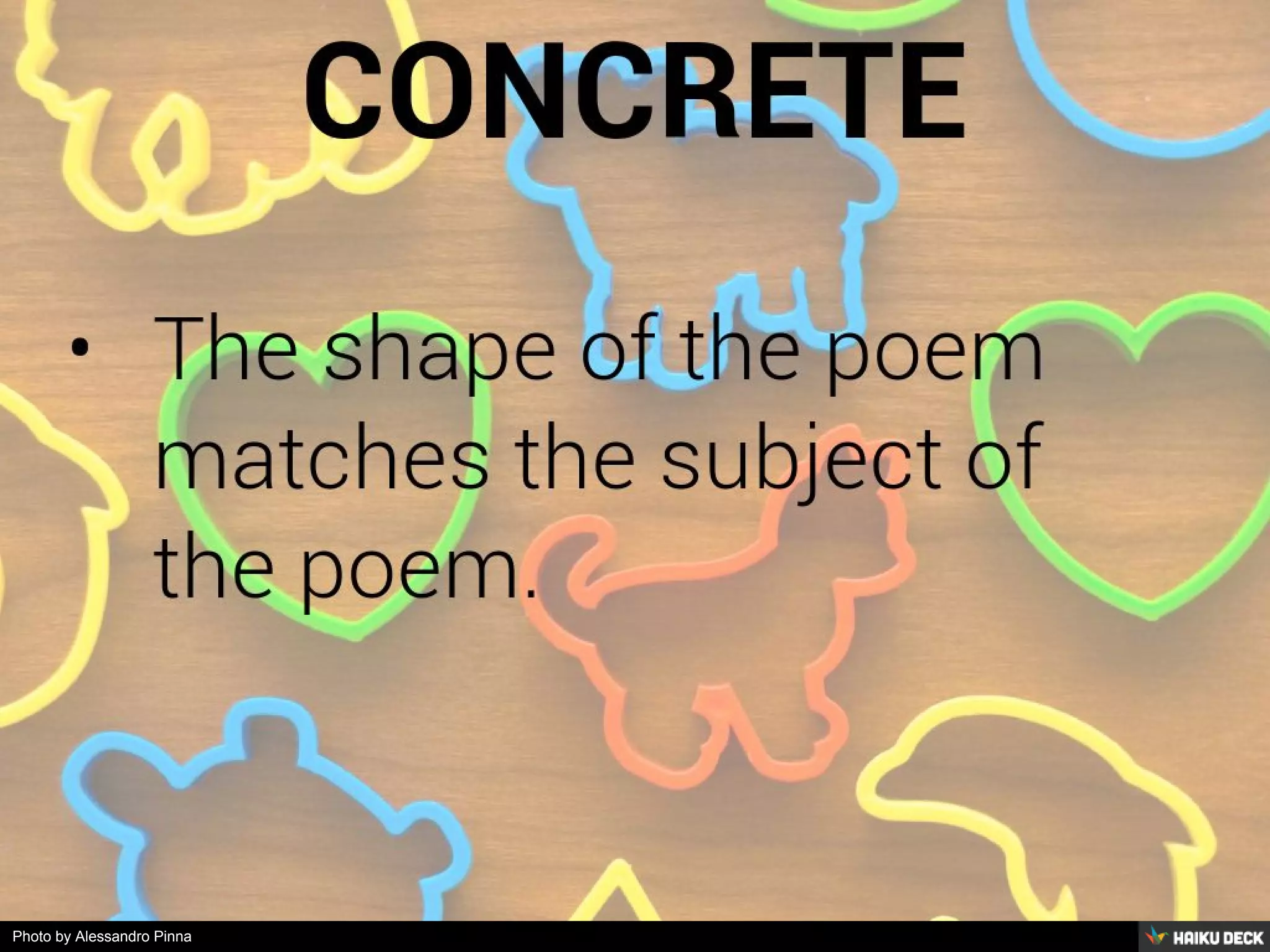 Types of Poetry | PPT