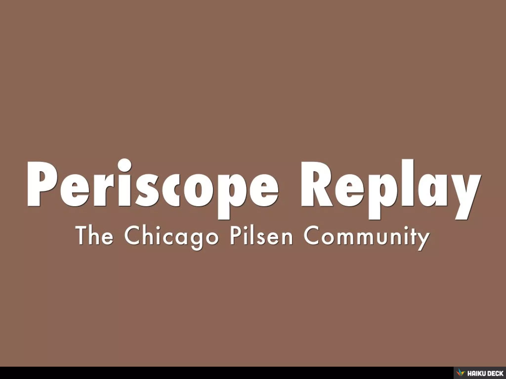 Periscope Replay Pdf