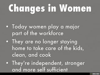 Gender Roles changing with the times | PPT