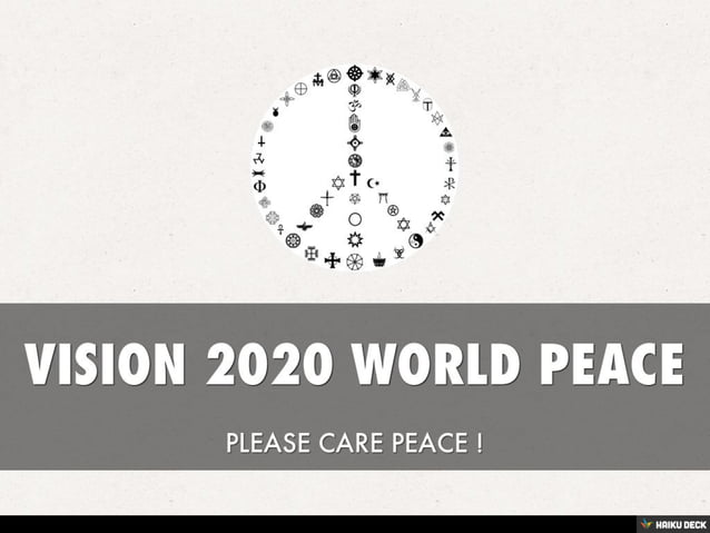 WORLD PEACE | PPT