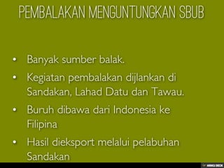 SBUB Mengeksploitasi Hasil Bumi Sabah | PPT