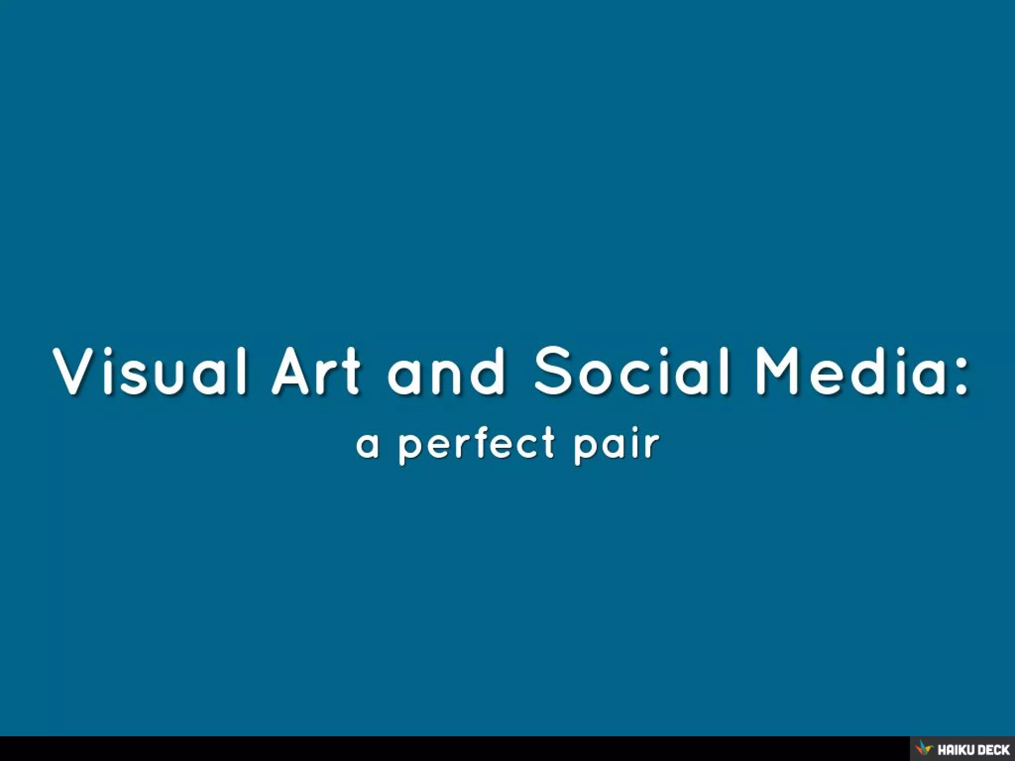 Visual Art and Social Media: | PDF