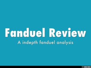 Fanduel Review | PDF