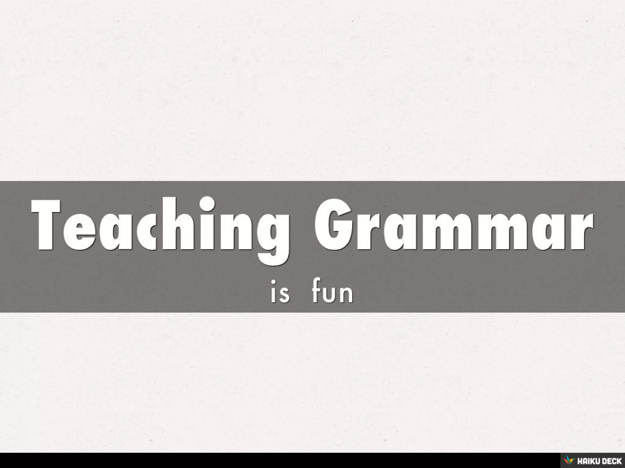 Teaching Grammar | PDF