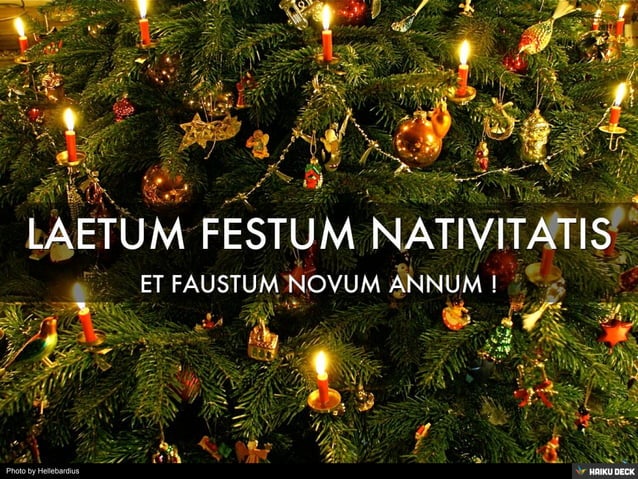 LAETUM FESTUM NATIVITATIS | PDF | Poetry | Books and Literature