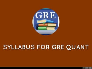 GRE QUANT | PPT