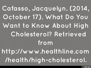 High Cholesterol | PPT