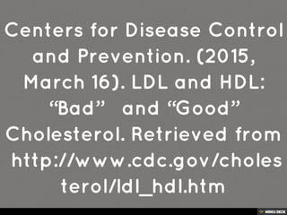 High Cholesterol | PPT