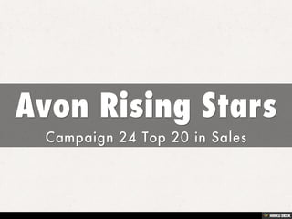 Avon Rising Stars | PDF