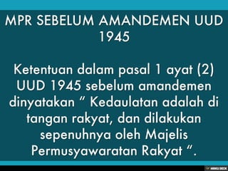 Majelis Permusyawaratan Rakyat | PPT