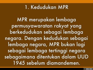 Majelis Permusyawaratan Rakyat | PPT