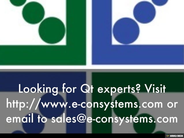 Most Used Qt tools | PPT