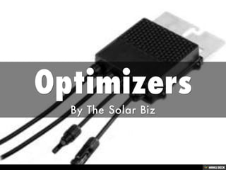 Optimizers | PPT