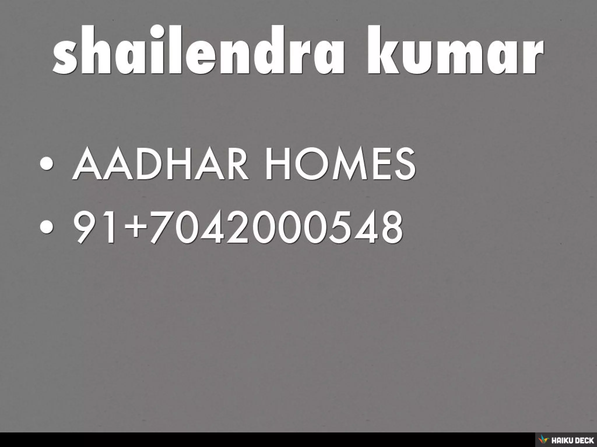 shailendra kumar | PPT