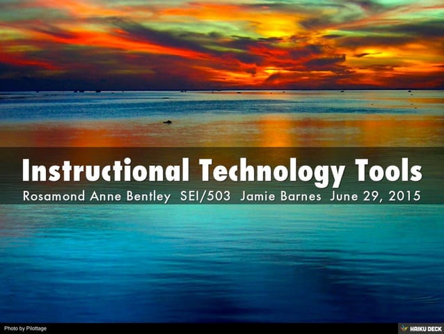 Instructional Technology Tools | PDF