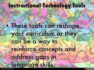 Instructional Technology Tools | PDF