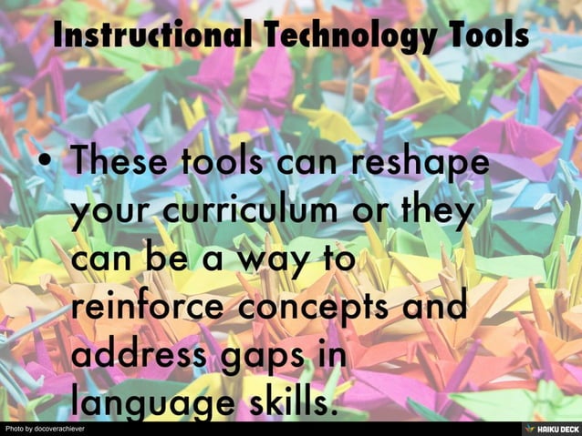 Instructional Technology Tools | PPT