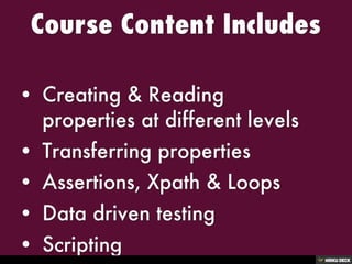 WebServices (Soap UI) Live Training, WebServices Live Training ...