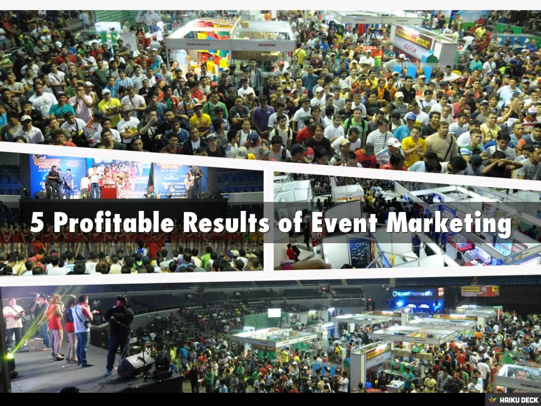 5 Profitable Results of Event Marketing | PPT