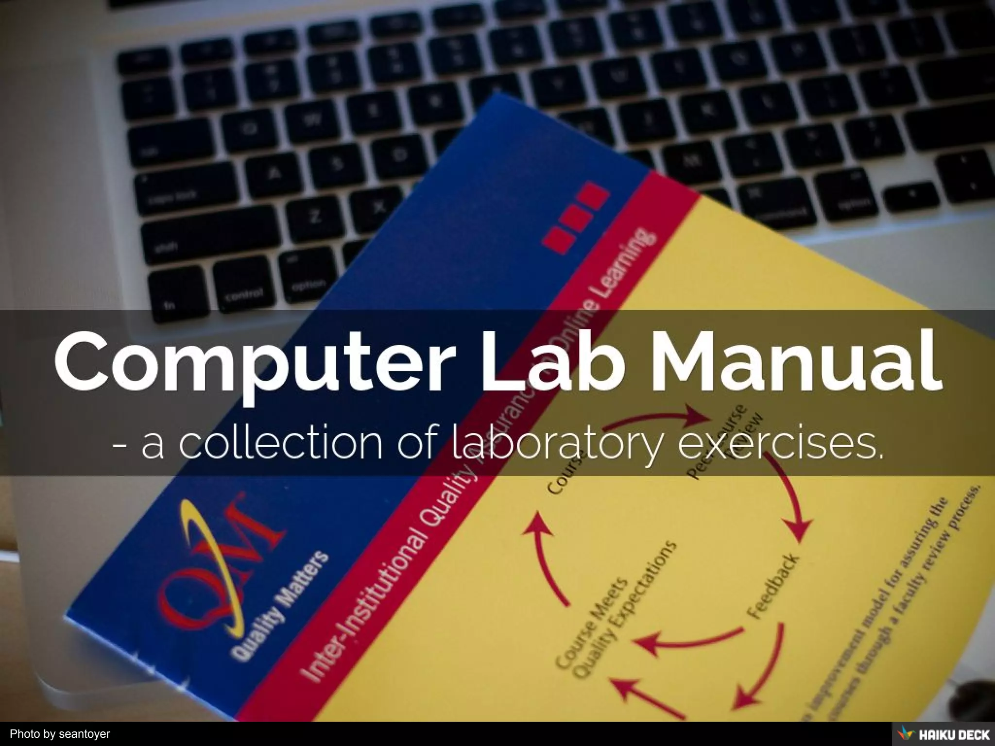 What's Inside a Computer Lab Manual | PPT