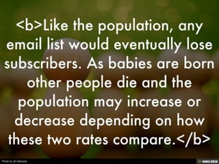 How to Combat List Attrition | PPT