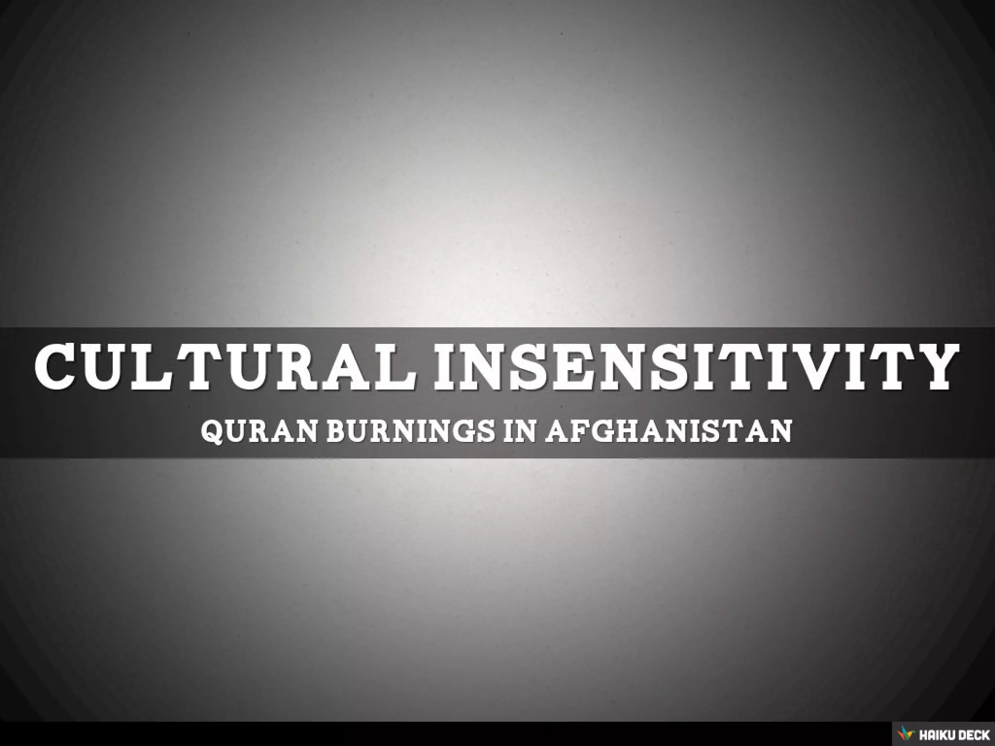 Cultural Insensitivity | PDF