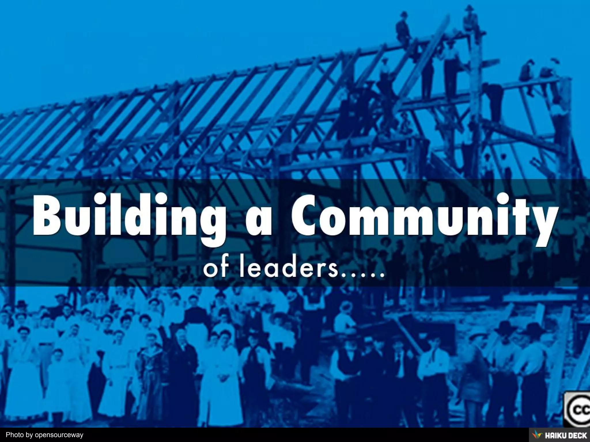 Building a Community | PPT
