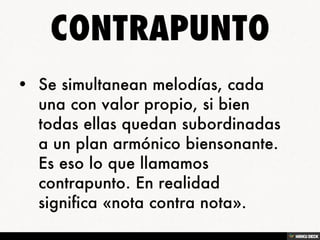 CONTRAPUNTO | PPT