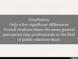 Perceptions of Public Relations | PDF