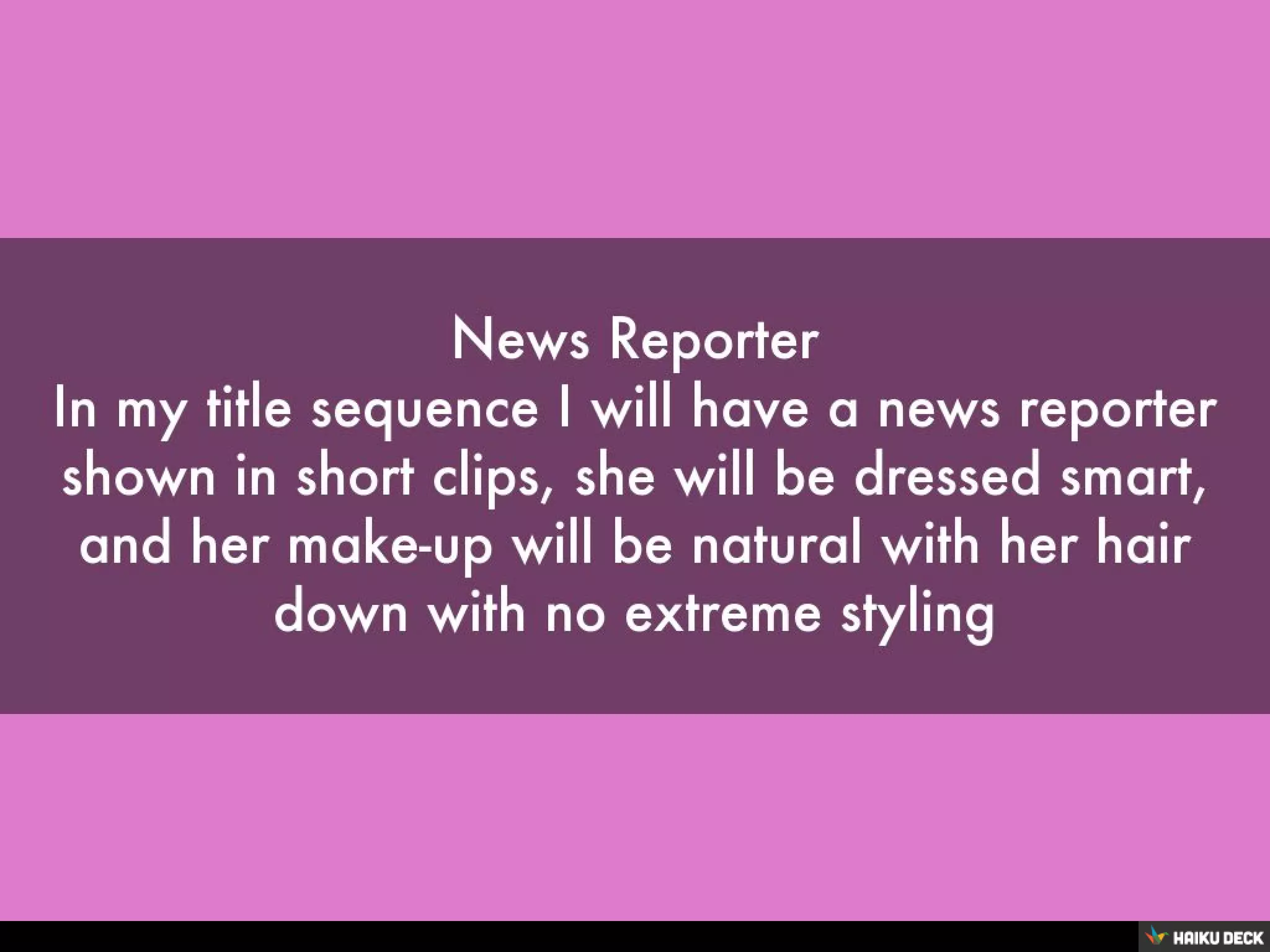 Character Description | PPT